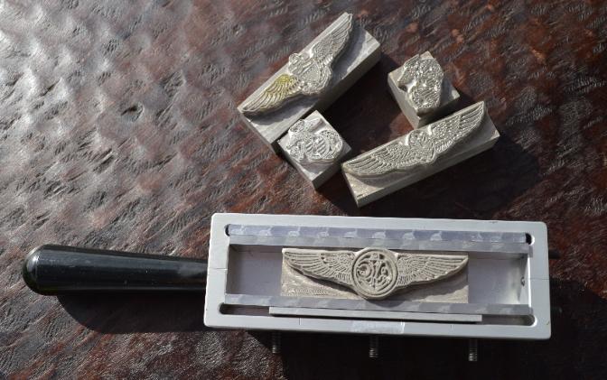 Military Leather Name Tags Patches Kingsley Insignia Emblem Dies