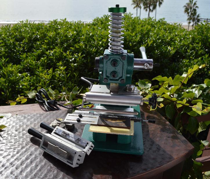 Military Leather Name Tag Tapes Plate Printing Machine Supplies